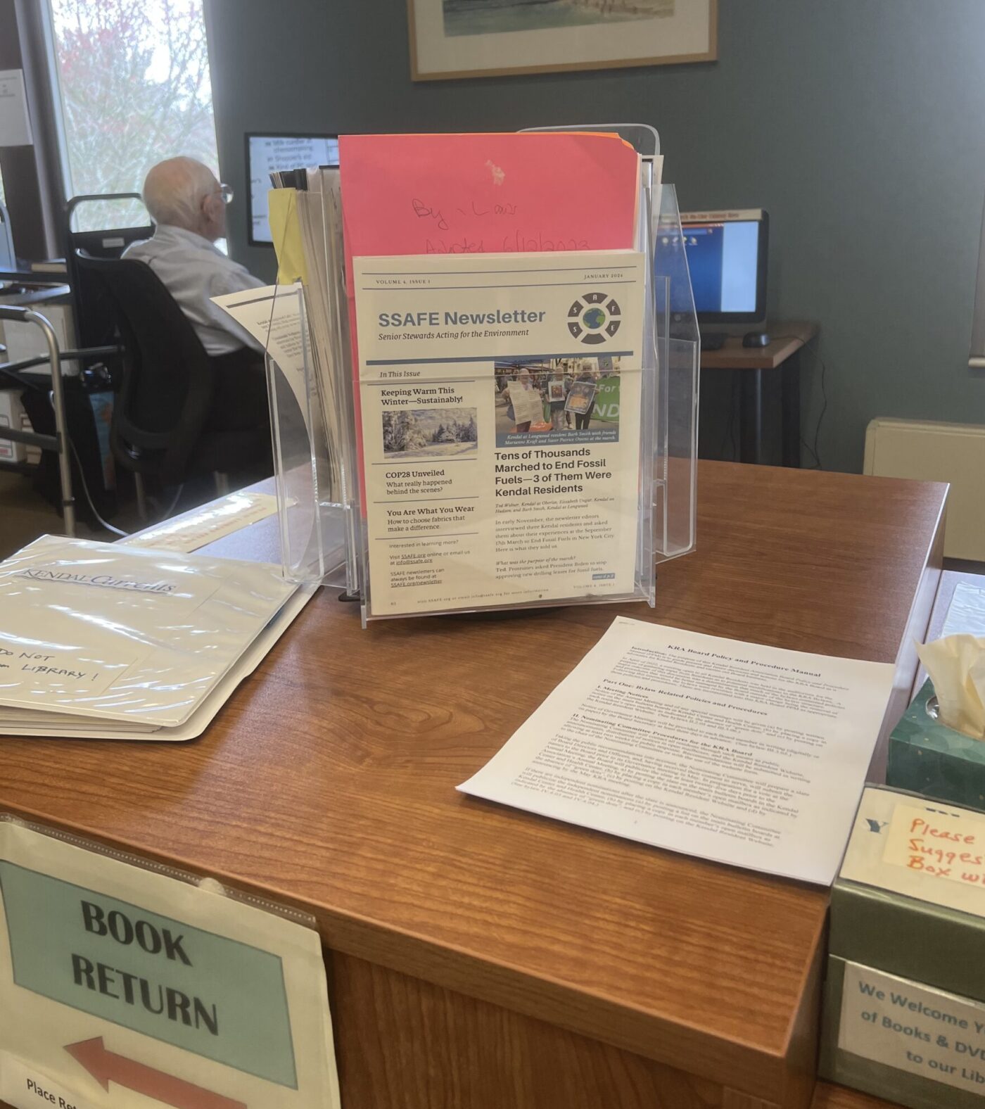 SSAFE Newsletter – Senior Stewards Acting for the Environment